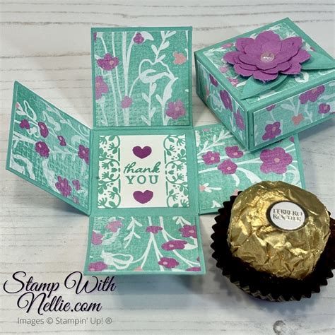 Unbounded Beauty Exploding Box Tutorial Stamp With Nellie