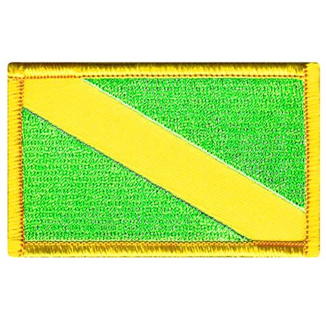 Nitrox Diver Flag Patch Fluorescent Green Flag Scuba Diving Etsy