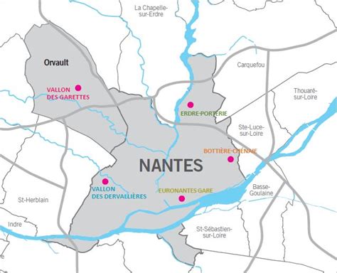 Carte De Nantes Voyage Carte Plan