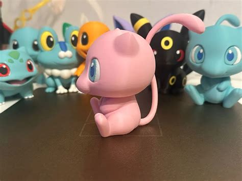 Mew Chibi Free 3d Print Model Makerworld
