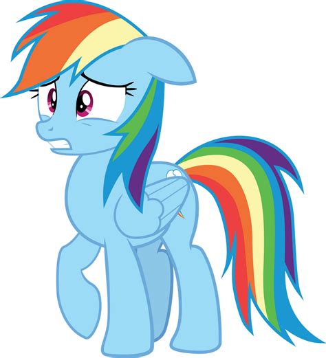 Worried Rainbow Dash By Yellowdash1998v2 On Deviantart