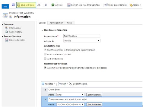 How Do I Create A Document And Attach It Or Use It As The Body Of An Email In A Single Workflow