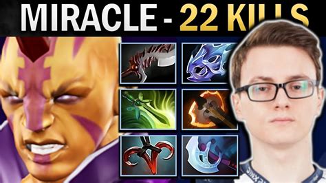 Anti Mage Dota Gameplay Miracle With Manta And 22 Kills YouTube