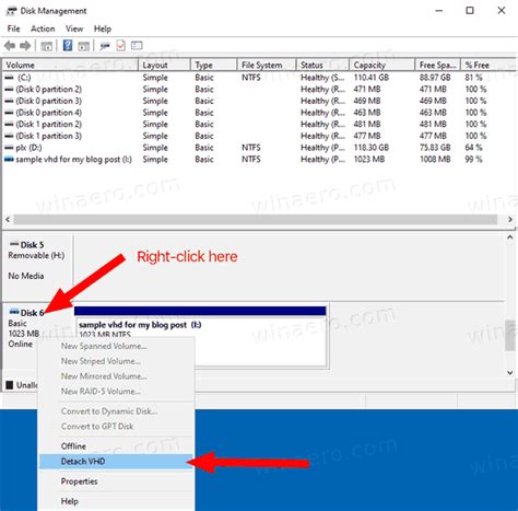 Mount Or Unmount Vhd Or Vhdx File In Windows
