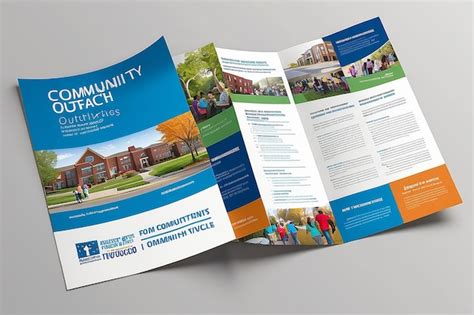 Premium Photo Community Outreach Brochure