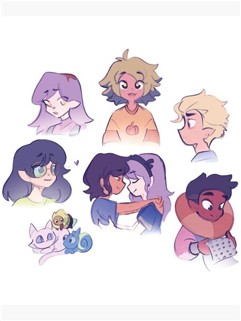 The Owl House Season 3 Cute Characters Poster For Sale By Annapeakart