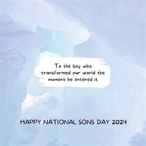 Is It National Sons Day 2024 Mary Starla