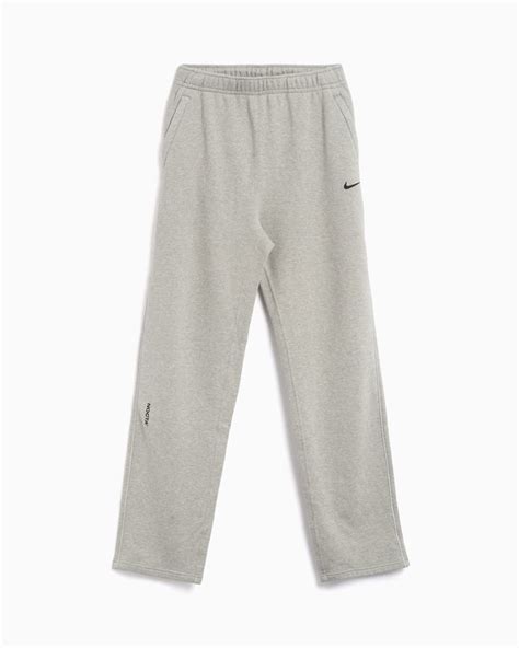 Nike X Drake Nocta Nrg Mens Open Hem Fleece Pants Gray Fz4675 063