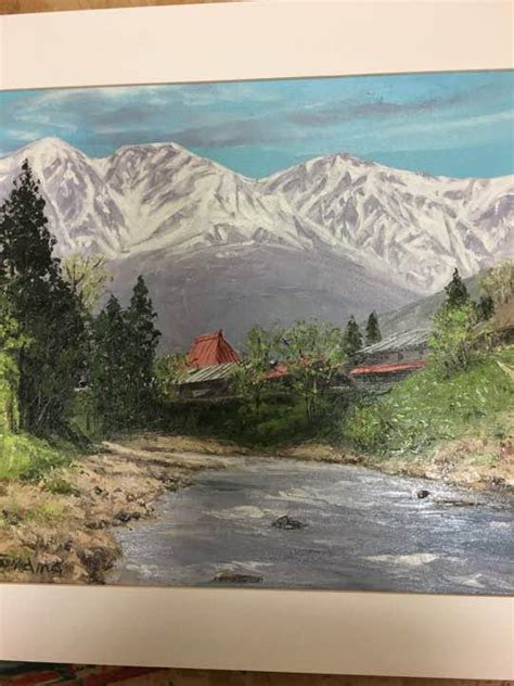 50％割引グレイ系【開店記念セール！】 油絵大山功作品6号油絵 絵画 タペストリ 美術品グレイ系 Ota On Arena Ne Jp