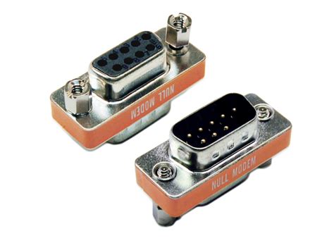 DB9 Null Modem Adaptor DB9 Male Female Connectors AVN Solutions