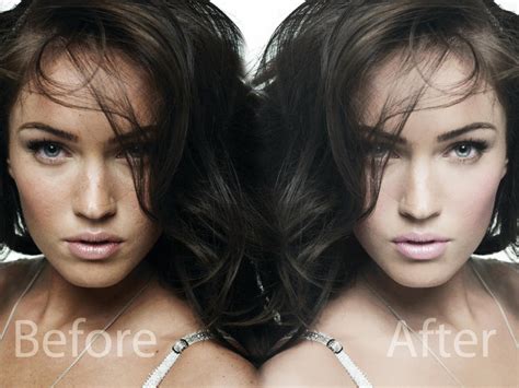 Megan Fox Before And After By Luizpaes On Deviantart