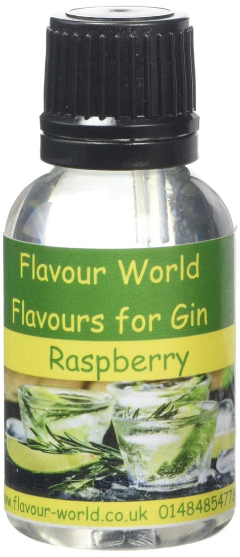 Flavour World Flavouring For Gin 30 Ml Raspberry Uk Grocery