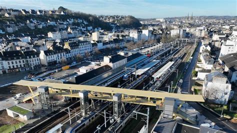 Avant Linauguration De La Passerelle Retour En Chiffres Sur La Gare