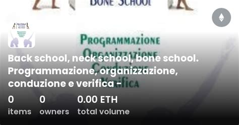 Back School Neck School Bone School Programmazione Organizzazione