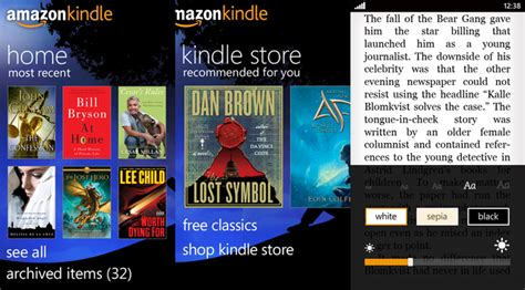 Amazon S Kindle Hits Windows Phone 7 Neowin