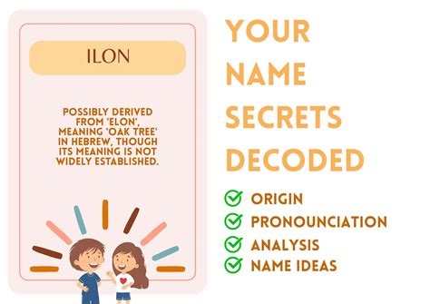 Ilon Name Meaning And Pronunciation