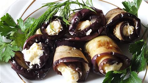 Жареные баклажаны с сыром вкусная закуска Youtube