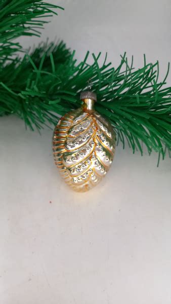 Винтажная советская подвесная ёлочная игрушка стекло СССР купить по низким ценам в интернет