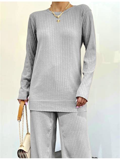 Crew Neck Camisole Set