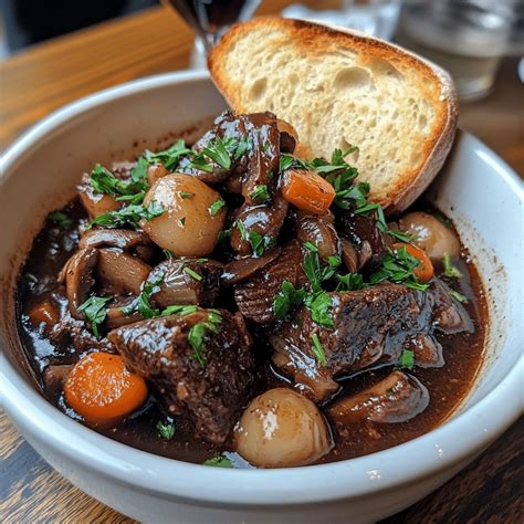 Authentieke Boeuf Bourguignon Frans Stoofvlees Recept