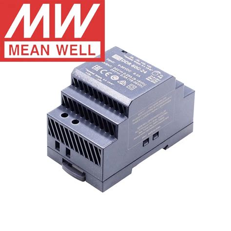 Original Mean Well DDR-60G-5 Din Rail ประเภท DC-DC Converter Meanwell 5V/10.8A/54W DC To DC ...