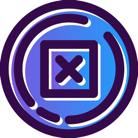 Delete Gradient Filled Icon 41702628 Vector Art At Vecteezy