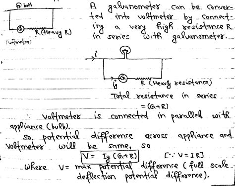 Conversion Of Galvanometer To Voltmeter Maths And Physics With Pandey Sir