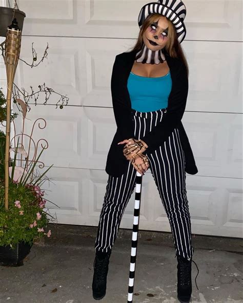 Black And White Clown Costume