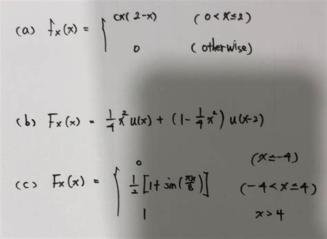 Solved Find The Mean And Variance Of The Random Variable X Chegg