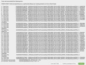 More Incomprehensible Error Messages Trainz