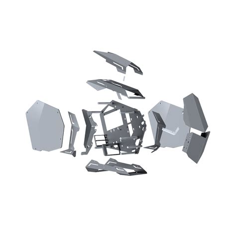 Vỏ Case Jonsbo Mod 3 Mini Grey Mid Towermàu Xám Vỏ Case Jonsbo Mod 3 Mini Grey Mid Towermàu Xám