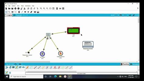 Iot Smart Room Temperature Monitoring Cisco Packet Tracer Youtube