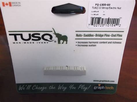 Graph Tech 12 String Electric Nut Tusq Pq 1500 00 Reverb