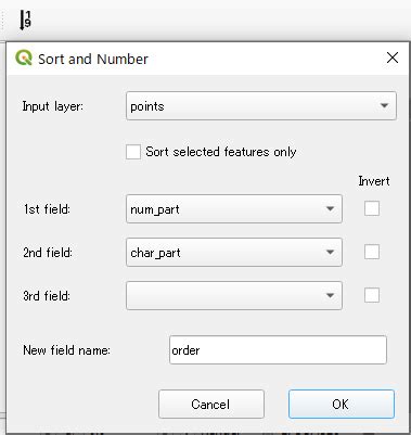 Qgis Sorting Text Column By Numbers With Letters Geographic