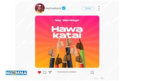 Nay Wamitego Hawakatai Official Music Audio YouTube