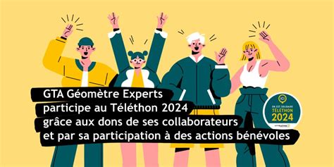 Gta Ge Participe Au Telethon Gta Geometres Experts