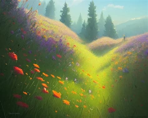 Wildflowers Sylvain Sarrailh Greg Rutkowski Stable Diffusion Openart