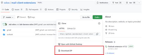 Gmail Plugin Odoo Documentation