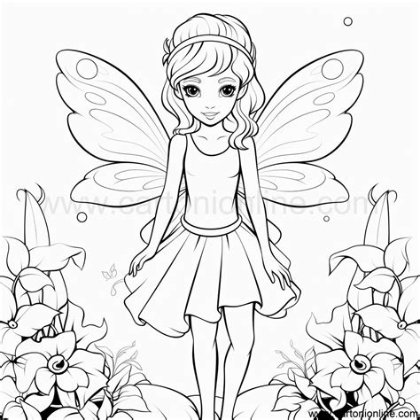 Dibujo Para Colorear De Las Hadas