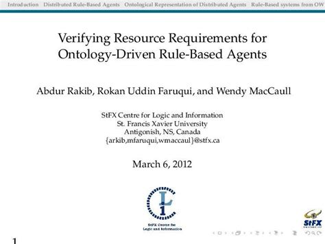 Pdf Verifying Resource Requirements For Ontology Driven Rule Based