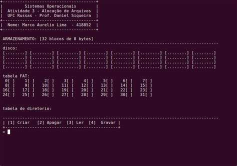 GitHub Marcoaurelima FAT Simulator A Software That Simulates A FAT Functionament At