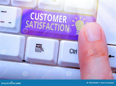 Text Sign Showing Customer Satisfaction Conceptual Photo Exceed Consumer Expectation Satisfied