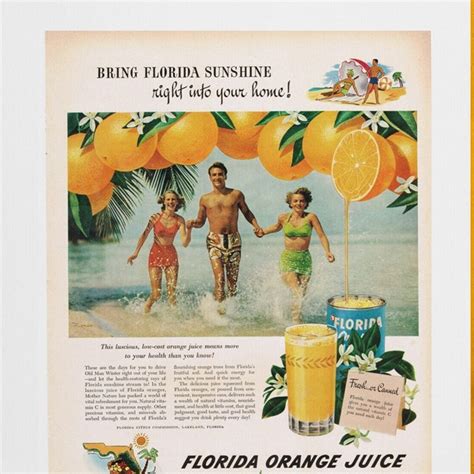 Vintage Orange Juice Etsy