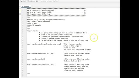 Mod 08b Python While Loop Examples Youtube
