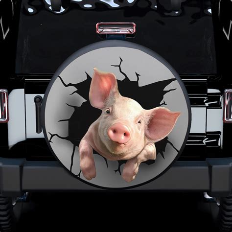 Pig 3d Funny Jeep Funny Spare Tire Covers T For Campers Nearkii