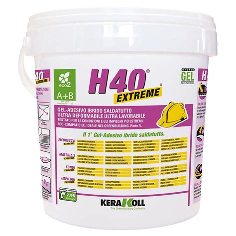 H40 EXTREME BIANCO 10 Kg KERAKOLL