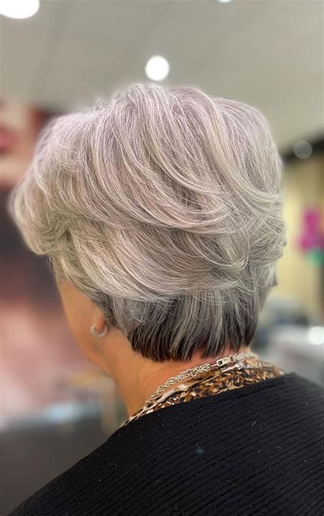 15 Trendy Grey Haircuts For Women Over 50 Short Grey Hairstyle