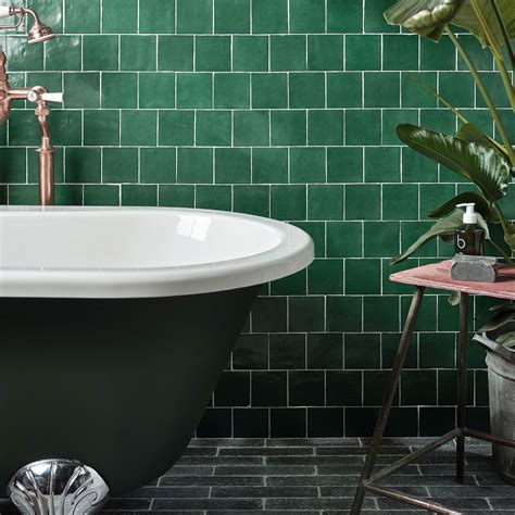 Maroc Teal Gloss Porcelain Deval Bathrooms