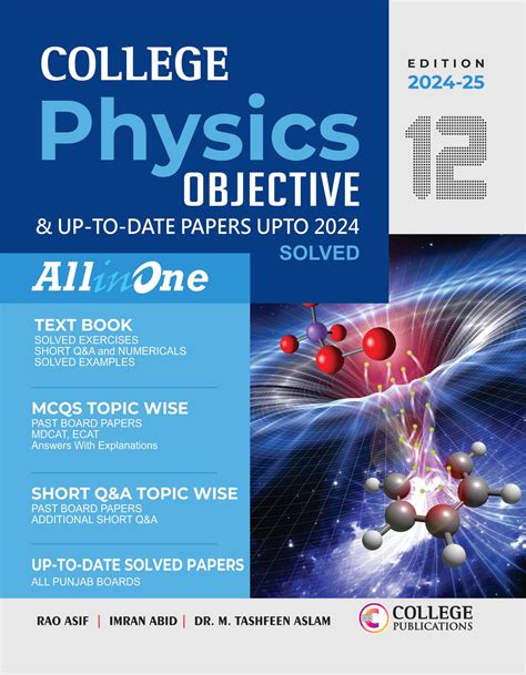 Physics 11 Objective Punjab Board College Books Publications