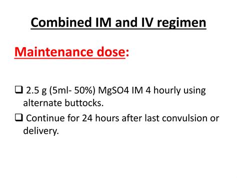 Magnesium Sulfate In Obstetrics Ppt